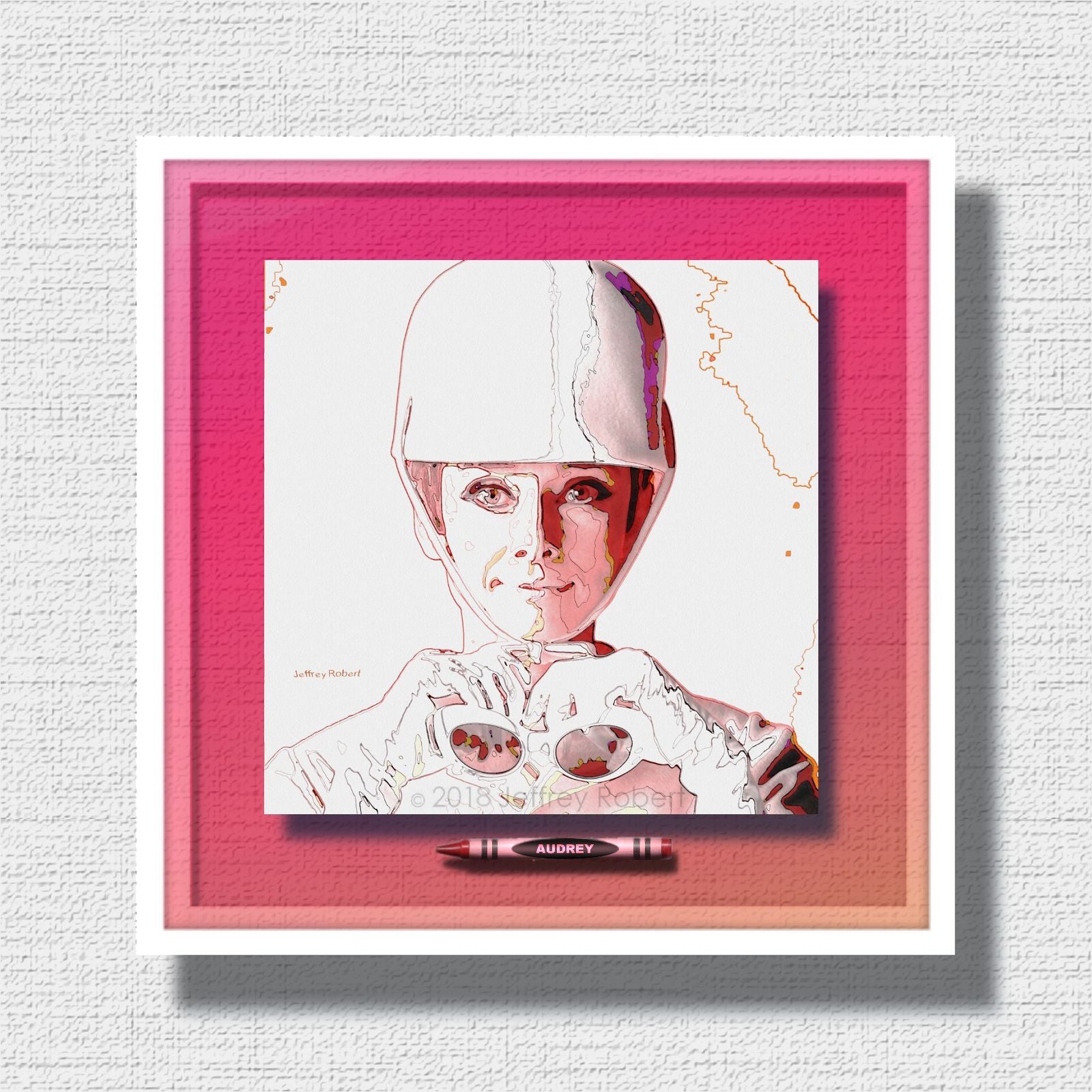 AUDREY (HEPBURN) Crayon Collectible